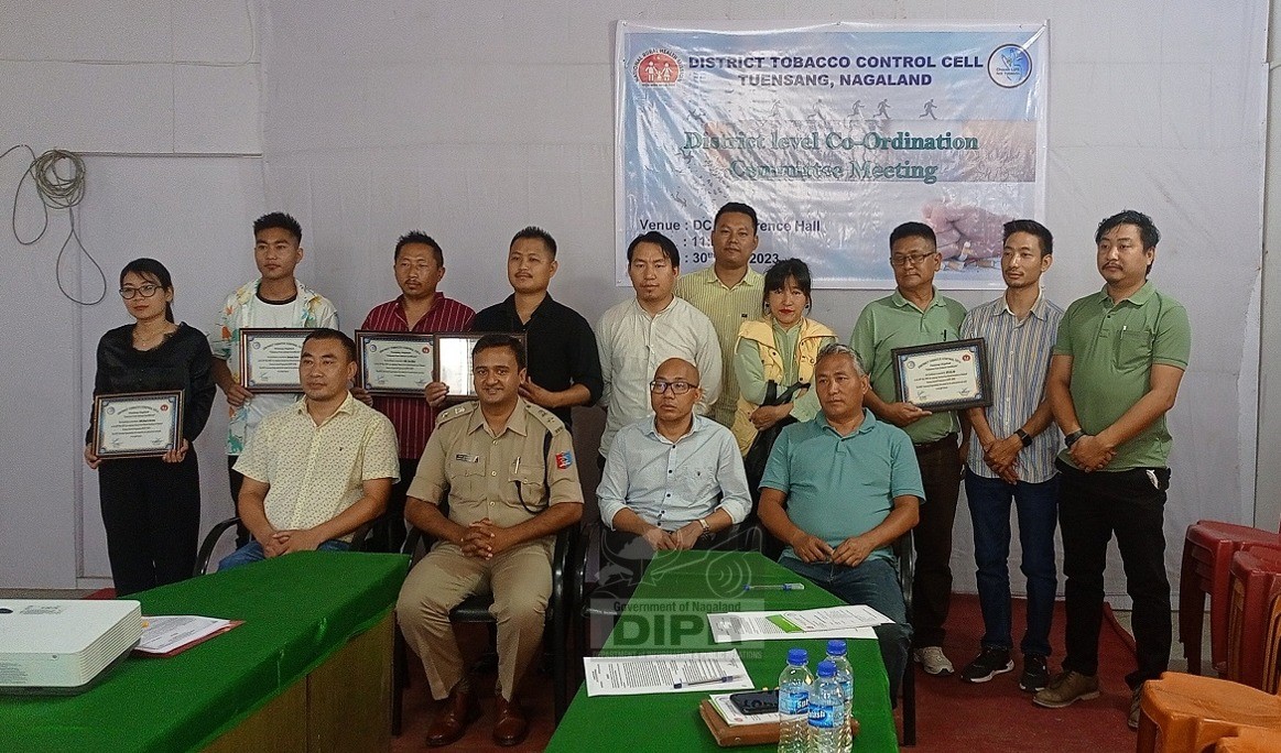 TUENSANG HOLDS TOBACCO CONTROL MEETING | DIPR Nagaland-Department of Information & Public ...